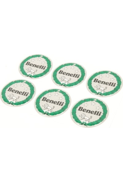 Benelli Motosiket Damla Etiket 6 Adet