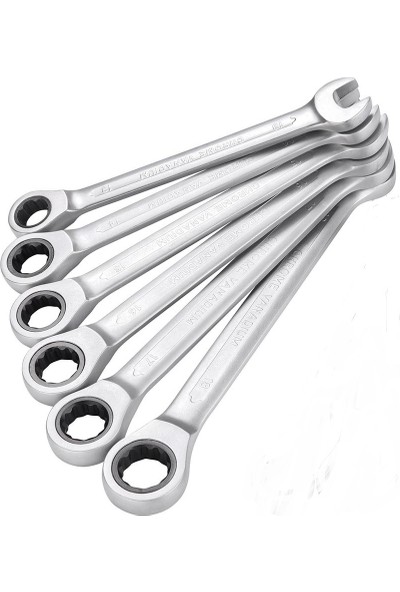 Makro Yapı Wellborn 6'lı Cırcır Anahtar Seti 8-17 mm Makro Yapı Wellborn 6'lı Cırcır Anahtar Seti 8-17 mm