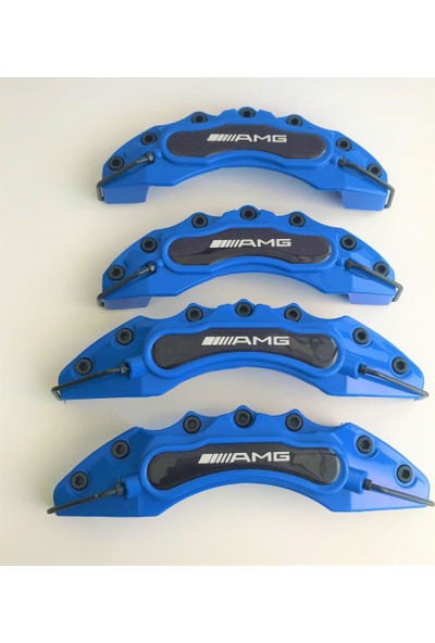 Newdizayn Kaliper Kapağı 4'lü Set Takım AMG Mavi Renk