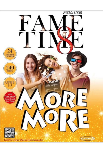 Kurmay Yayınları More & More Fame Time LGS 8.Sınıf İngilizce Deneme