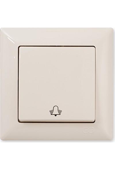 Günsan Visage Zil Butonu, Krem Günsan Visage Zil Butonu, Krem