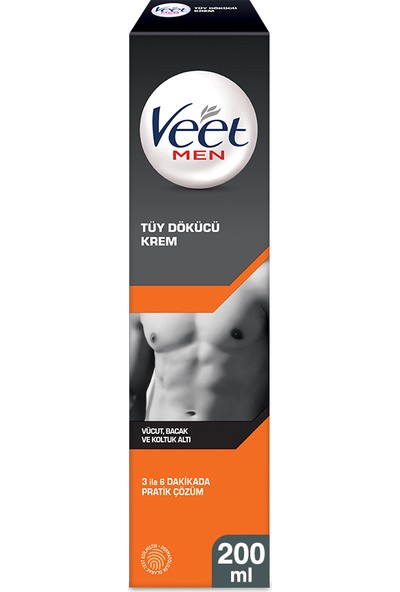 Veet Men Erkeklere Özel Tüy Dökücü Krem 200 ml