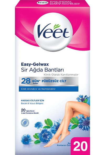 Veet Ağda Bandı 20'li Hassas