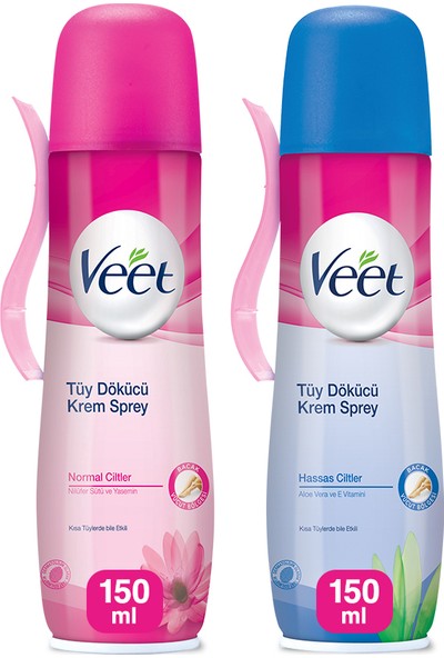 Veet Sprey Set- Hassas + Normal Veet Sprey Set- Hassas + Normal
