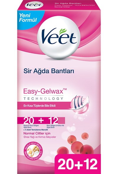 Veet Sir Ağda Bandı Komple Vücut Seti 32'li Veet Sir Ağda Bandı Komple Vücut Seti 32'li