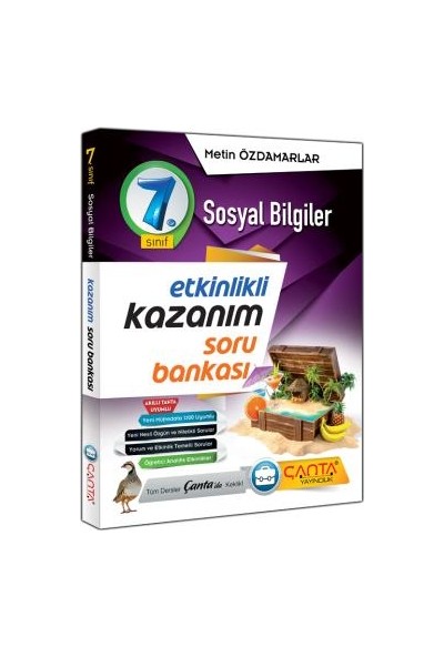 Çanta Yayınları 7.Sınıf Sosyal Bilgiler Kazanım Odaklı 2020 Soru Bankası Çanta Yayınları 7.Sınıf Sosyal Bilgiler Kazanım Odaklı 2020 Soru Bankası