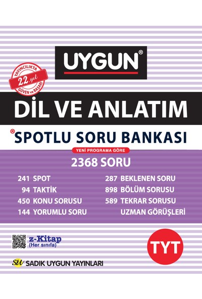Uygun YGS Dil Anlatım Spotlu Soru Bankasi Sadık Uygun Yayınları Uygun YGS Dil Anlatım Spotlu Soru Bankasi Sadık Uygun Yayınları