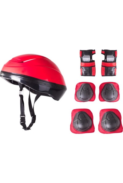 Furkan Toys F-Sports Kask Dizlik Dirseklik Koruyucu Set Kırmızı Furkan Toys F-Sports Kask Dizlik Dirseklik Koruyucu Set Kırmızı