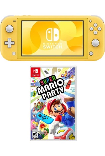 Nintendo Switch Lite Konsol Sarı + Super Mario Party Nintendo Switch Oyunu Nintendo Switch Lite Konsol Sarı + Super Mario Party Nintendo Switch Oyunu