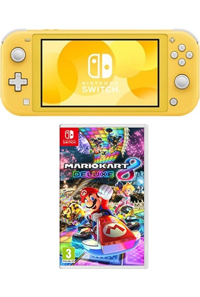 Nintendo Switch Lite Konsol Sarı + Mario Kart 8 Deluxe Nintendo Switch Nintendo Switch Lite Konsol Sarı + Mario Kart 8 Deluxe Nintendo Switch