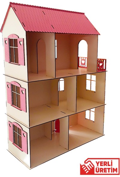 Ahşap Toys Ahşap Bebek Evi