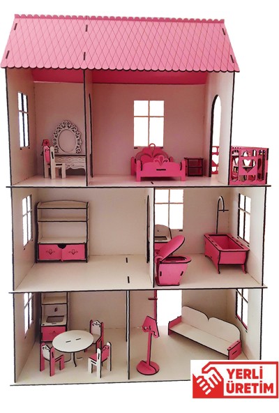 Ahşap Toys Oyuncak Bebek Evi Ahşap Toys Oyuncak Bebek Evi