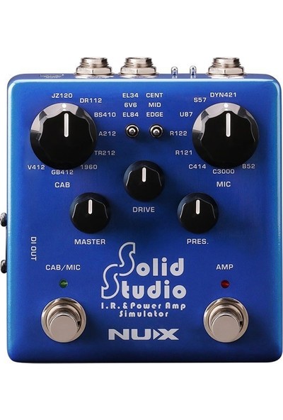 Nux Solid Studio IR ve Power Amfi Simulatorü Nux Solid Studio IR ve Power Amfi Simulatorü