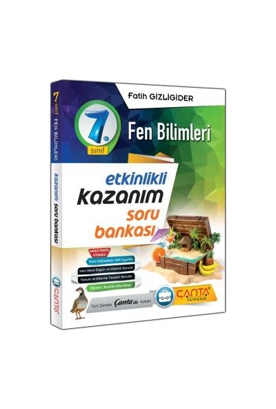 Çanta Yayınları 7. Sınıf Fen Bilimleri Kazanım Odaklı 2020 Soru Bankası