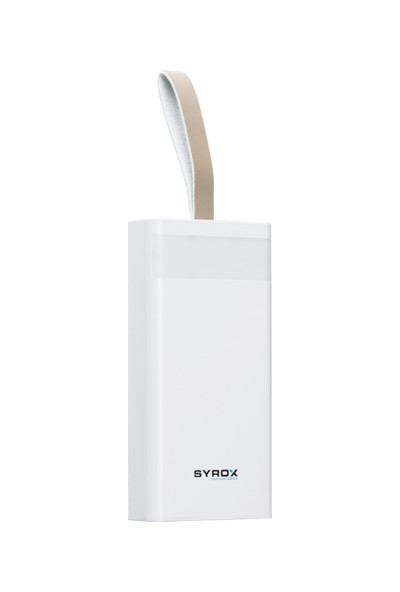 Syrox PB-115 30.000 Taşınabilir Şarj Aleti - Beyaz