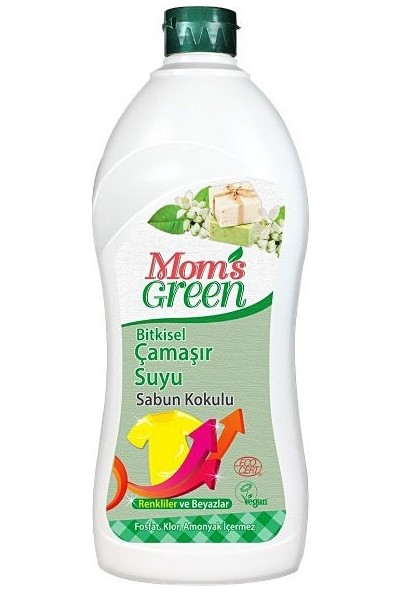 Mom's Green Bitkisel Çamaşır Suyu - Sabun Kokulu Mom's Green Bitkisel Çamaşır Suyu - Sabun Kokulu