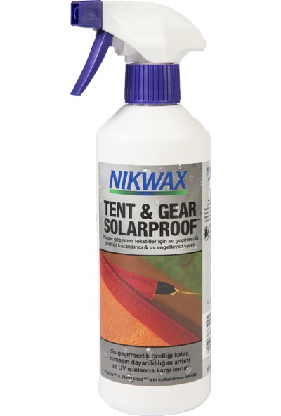 Nikwax Tent And Gear Solar Proof Çadır Ve Ekipman Koruma Spreyi Nikwax Tent And Gear Solar Proof Çadır Ve Ekipman Koruma Spreyi