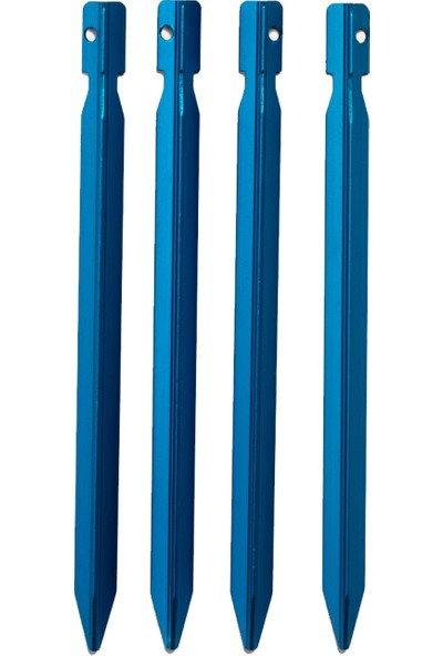 Alpinist Alüminyum 6061 Çadır Kazığı 18Cm Mavi Alpinist Alüminyum 6061 Çadır Kazığı 18Cm Mavi