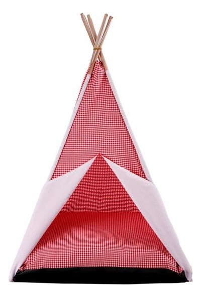 Dubex Kedi Köpek Çadırı Kırmızı