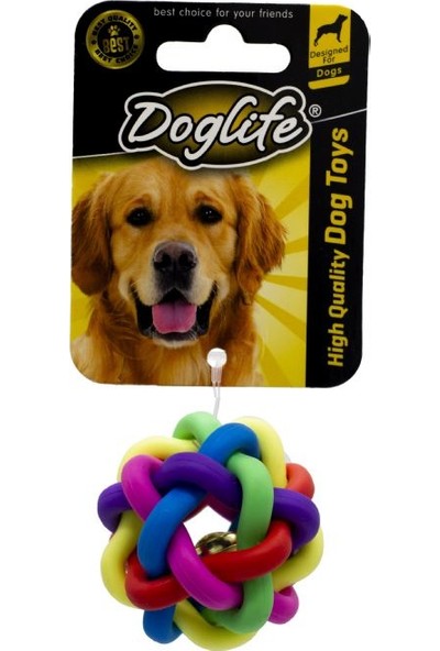 Doglife Köpekler İçin Plastik Renkli Top s Oyuncak