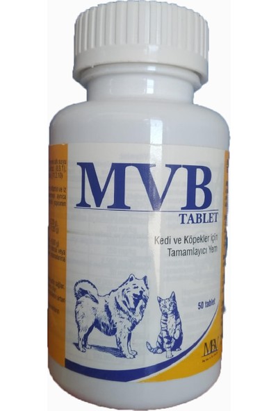 Mvb Köpek İçin Vitamin Mineral 50 Tablet Mvb Köpek İçin Vitamin Mineral 50 Tablet