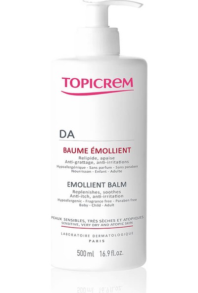 Topicrem AD Emollient Balm 500ml - Çok Kuru Hassas ve Atopik Ciltler İçin Bakım Kremi Topicrem AD Emollient Balm 500ml - Çok Kuru Hassas ve Atopik Ciltler İçin Bakım Kremi