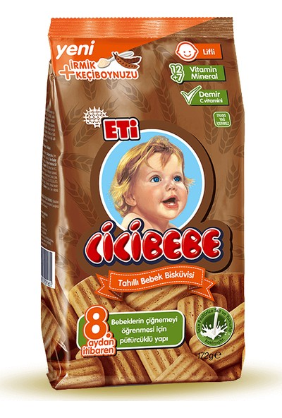 Eti Cicibebe Tahıllı Bebek Bisküvisi Eti Cicibebe Tahıllı Bebek Bisküvisi