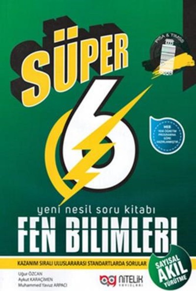 Nitelik Yayınları 6. Sınıf Fen Bilimleri Süper Yeni Nesil Soru Bankası