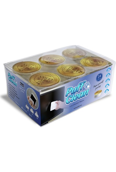 Pufai Puff Clean LCD Ekran Temizleme Mendili 24 Kapsül Pufai Puff Clean LCD Ekran Temizleme Mendili 24 Kapsül