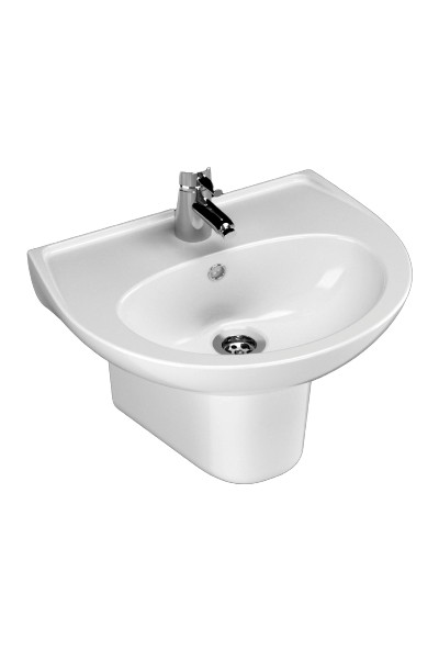 Turavit Polo Yarım Ayak Lavabo 45X55 Turavit Polo Yarım Ayak Lavabo 45X55