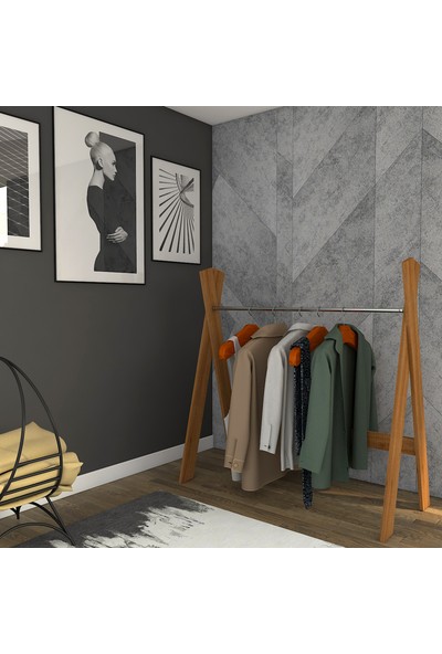 Tocco 1023 Esin Kelebek Elbise Askılığı MEŞE Tocco 1023 Esin Kelebek Elbise Askılığı MEŞE