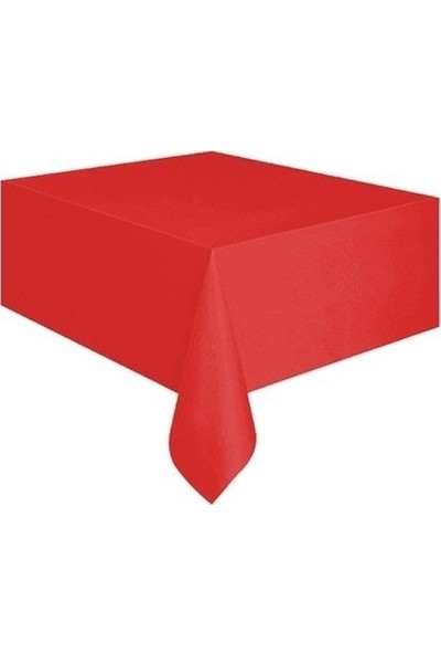 Datapos Kırmızı Plastik Masa Örtüsü 120X180 cm