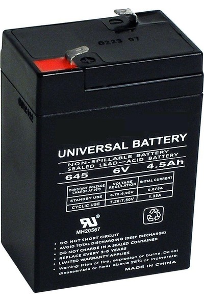 İnfostar Kuru Akü 6V 5 mAh