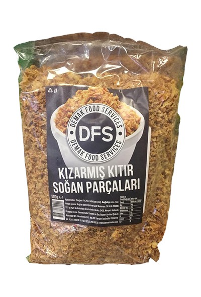 Dfs Kızartılmış Kıtır Soğan Taneleri 500 gr Dfs Kızartılmış Kıtır Soğan Taneleri 500 gr