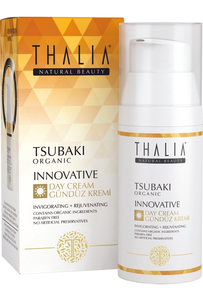 Thalia Yaşlanma Karşıtı Organik Innovative Tsubaki Yağlı Gündüz Yüz Bakım Kremi 15 SPF Thalia Yaşlanma Karşıtı Organik Innovative Tsubaki Yağlı Gündüz Yüz Bakım Kremi 15 SPF