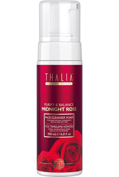 Thalia Arındırıcı Midnight Rose (Gülsuyu) Özlü Yüz Temizleme Köpüğü - 200 ml