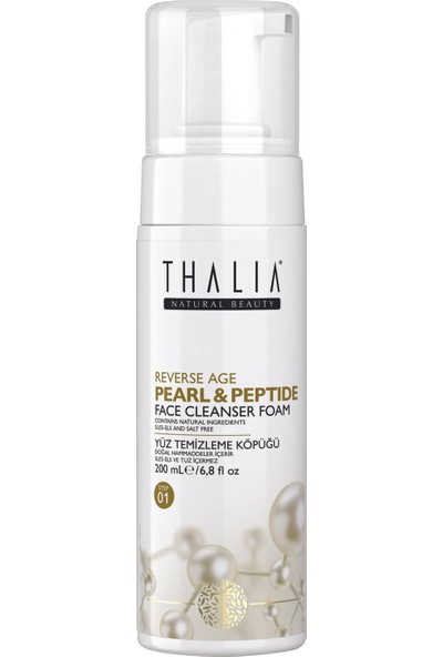 Thalia Pearl & Peptide 40+ Yaşlanma Karşıtı Yüz Temizleme Köpüğü - 200 ml