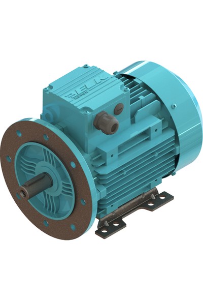 Elk 0.55 kw 3/4 Hp 1500 D/d 2el 080M4B 380 V Trifaze Ie2 B35 Ayaklı Flanşlı Elektrik Motoru - Alüminyum Elk 0.55 kw 3/4 Hp 1500 D/d 2el 080M4B 380 V Trifaze Ie2 B35 Ayaklı Flanşlı Elektrik Motoru - Alüminyum