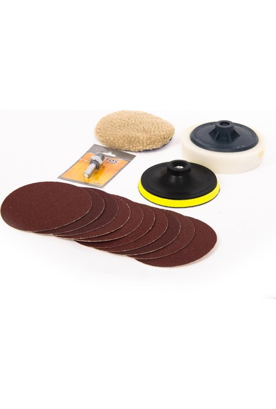 Ege Arge 14'lü Cırt Zımpara ve Polilsaj Seti