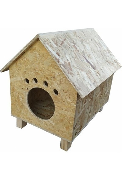Ema Büyük Kedi Evi - Kedi Kulübesi Barınak Yuva Dış Mekana Uygun