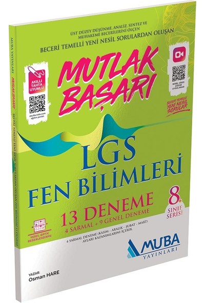 Muba Yayınları Mutlak Başarı LGS Fen Bilimleri 13 Deneme Muba Yayınları Mutlak Başarı LGS Fen Bilimleri 13 Deneme