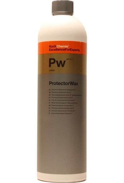 Koch Chemie Pw Protector Wax Konsantre Sprey Cila 1 lt