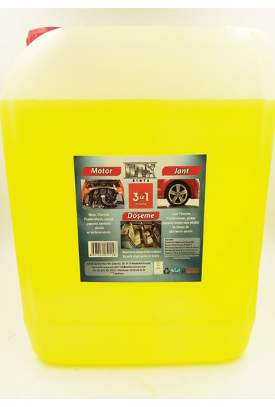 DTX Döşeme, Jant, Motor 3’ü 1 Arada Temizleme 5 l DTX Döşeme, Jant, Motor 3’ü 1 Arada Temizleme 5 l
