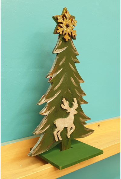 Markakanvas Dekoratif YeniYıl Yılbaşı Çam ağacı