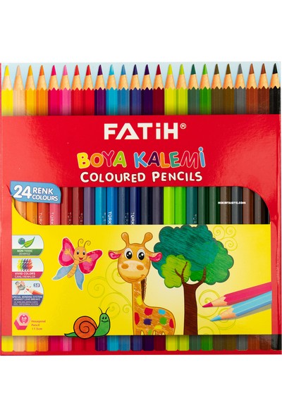 Faber-Castell Fatih 24'lü Kuru Boya Seti Faber-Castell Fatih 24'lü Kuru Boya Seti