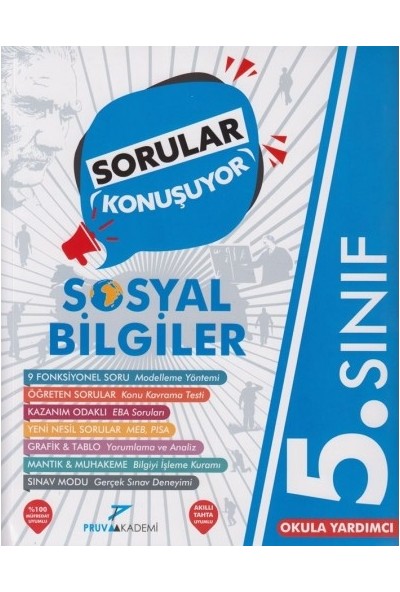 Pruva Akademi 5. Sınıf Sosyal Bilgiler Sorular Konuşuyor Soru Bankası Pruva Akademi 5. Sınıf Sosyal Bilgiler Sorular Konuşuyor Soru Bankası