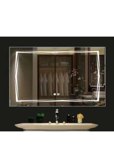 Brat Mobilya 70X100 Led Işıklı Ayna
