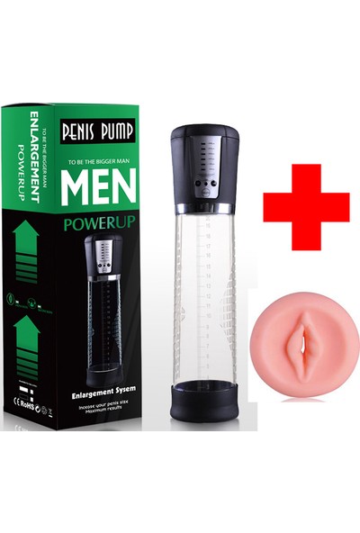 Canwin Cnw Otomatik Çekim Yapan Penis Pompası + Vajina Başlığı Canwin Cnw Otomatik Çekim Yapan Penis Pompası + Vajina Başlığı