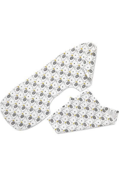 Baby Jem Babyjem Müslin Omuz Örtüsü ve Mendil Fil Desen Baby Jem Babyjem Müslin Omuz Örtüsü ve Mendil Fil Desen