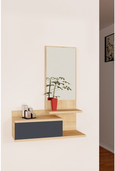 Arnetti Rozella Dresuar Antrasit-Safirmeşe Arnetti Rozella Dresuar Antrasit-Safirmeşe